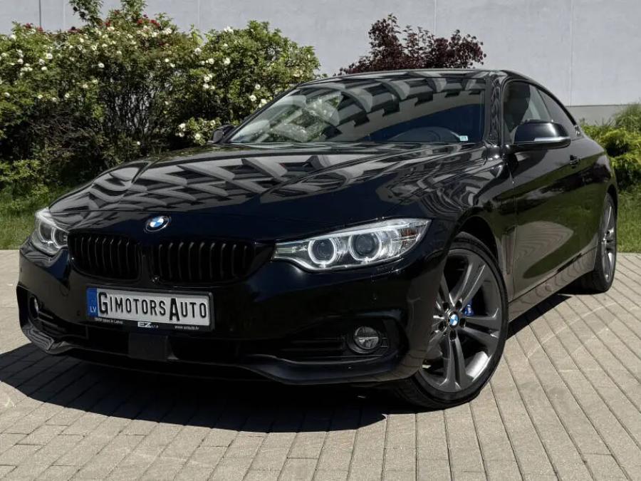 Black BMW 430 2016 in Riga, with an engine capacity of 3.00 L and mileage of 183 thousand km for 19900 €, photo 1 on AUTOMOTO.COM.LV