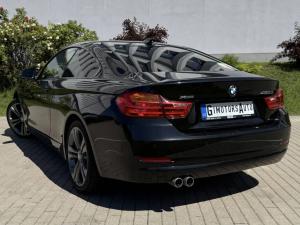 Black BMW 430 2016 in Riga, with an engine capacity of 3.00 L and mileage of 183 thousand km for 19900 €, photo 9 on AUTOMOTO.COM.LV