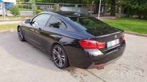 Black BMW 430 2018 in Riga, with an engine capacity of 2.00 L and mileage of 46 thousand km for 32000 €, photo 5 on AUTOMOTO.COM.LV