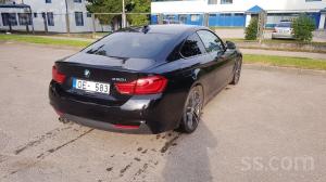 Black BMW 430 2018 in Riga, with an engine capacity of 2.00 L and mileage of 46 thousand km for 32000 €, photo 7 on AUTOMOTO.COM.LV
