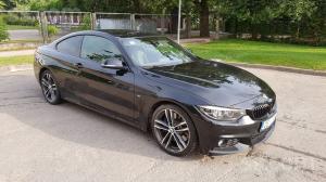 Black BMW 430 2018 in Riga, with an engine capacity of 2.00 L and mileage of 46 thousand km for 32000 €, photo 9 on AUTOMOTO.COM.LV