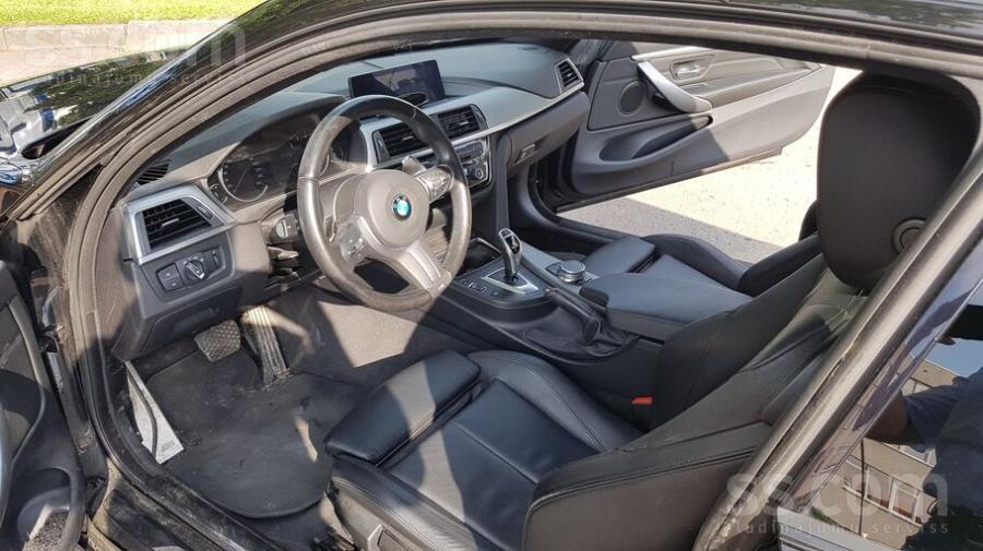 Black BMW 430 2018 in Riga, with an engine capacity of 2.00 L and mileage of 46 thousand km for 32000 €, photo 12 on AUTOMOTO.COM.LV