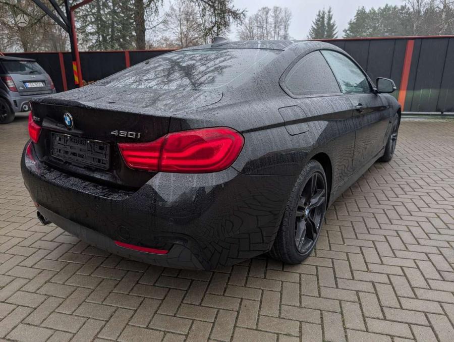 Black BMW 430 2019 in Jurbarkas, with an engine capacity of 2.00 L and mileage of 114 thousand km for 19500 €, photo 2 on AUTOMOTO.COM.LV