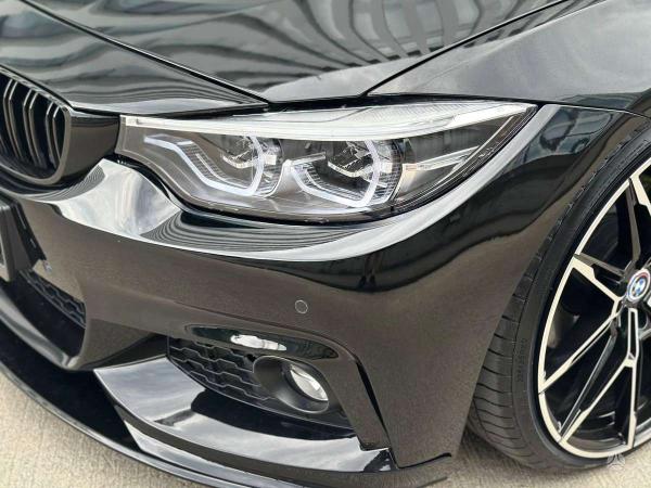 Black BMW 430 2020 in Vilnius, with an engine capacity of 2.00 L and mileage of 80 thousand km for 23300 €, photo 6 on AUTOMOTO.COM.LV