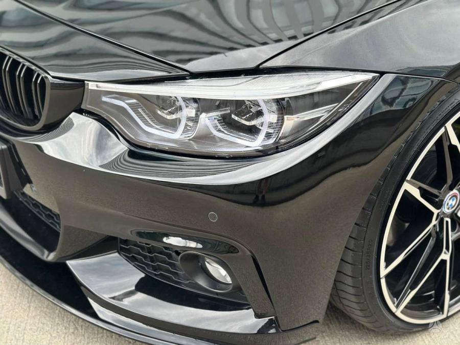 Black BMW 430 2020 in Vilnius, with an engine capacity of 2.00 L and mileage of 80 thousand km for 23300 €, photo 7 on AUTOMOTO.COM.LV
