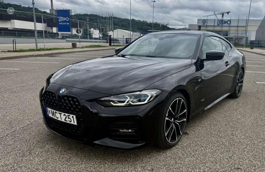Black BMW 430 2021 in Vilnius, with an engine capacity of 2.00 L and mileage of 50 thousand km for 36000 €, photo 5 on AUTOMOTO.COM.LV