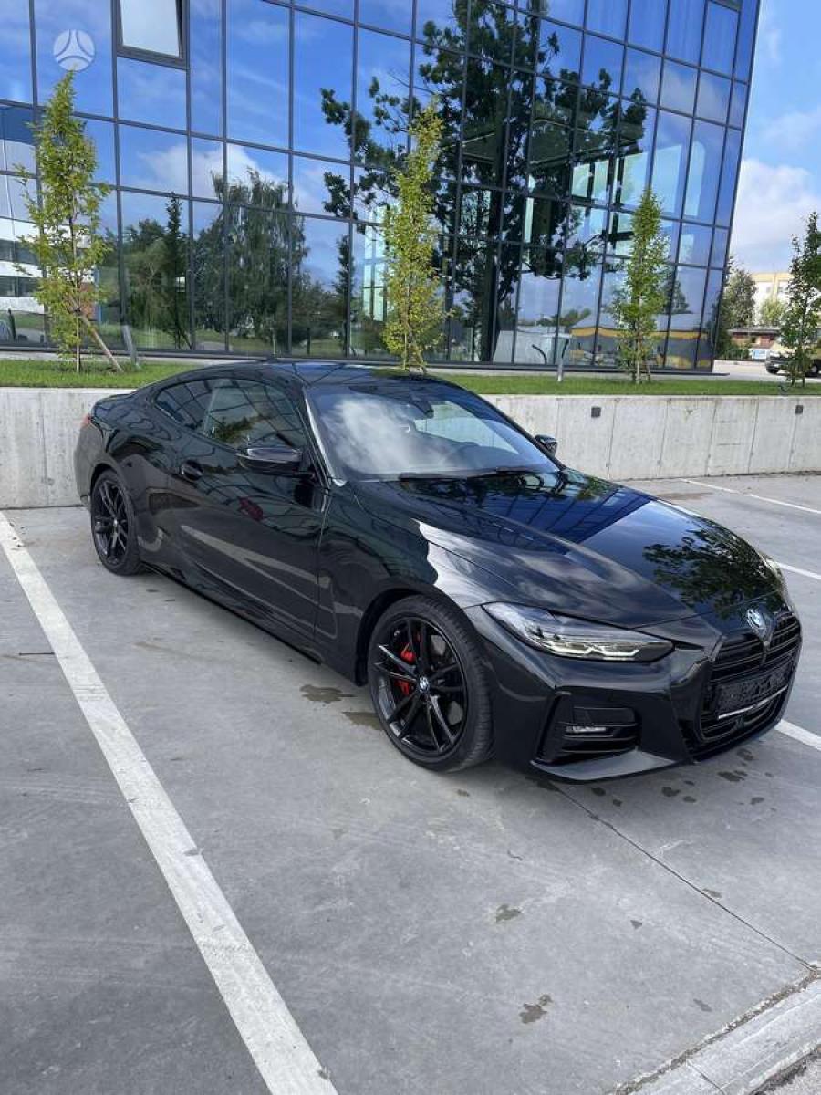 Melns BMW 430 2022 Panevēža, ar dzinēja tilpumu 2.00 L un nobraukumu 51 tūkst. km par 29900 €, foto 1 vietnē AUTOMOTO.COM.LV