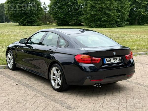 Black BMW 430 2015 in Riga, with an engine capacity of 3.00 L and mileage of 300 thousand km for 13990 €, photo 5 on AUTOMOTO.COM.LV