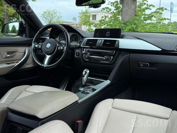 Black BMW 430 2015 in Riga, with an engine capacity of 3.00 L and mileage of 300 thousand km for 13990 €, photo 9 on AUTOMOTO.COM.LV