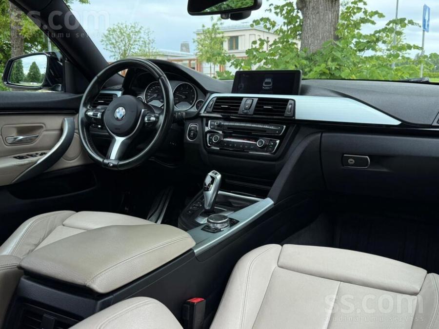 Melns BMW 430 2015 Rīga, ar dzinēja tilpumu 3.00 L un nobraukumu 300 tūkst. km par 13990 €, foto 10 vietnē AUTOMOTO.COM.LV