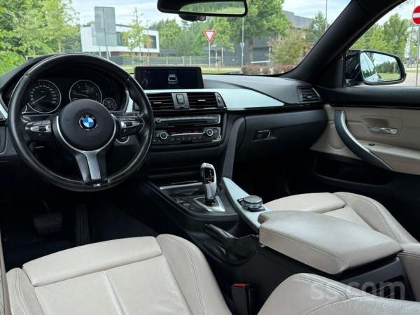 Black BMW 430 2015 in Riga, with an engine capacity of 3.00 L and mileage of 300 thousand km for 13990 €, photo 10 on AUTOMOTO.COM.LV