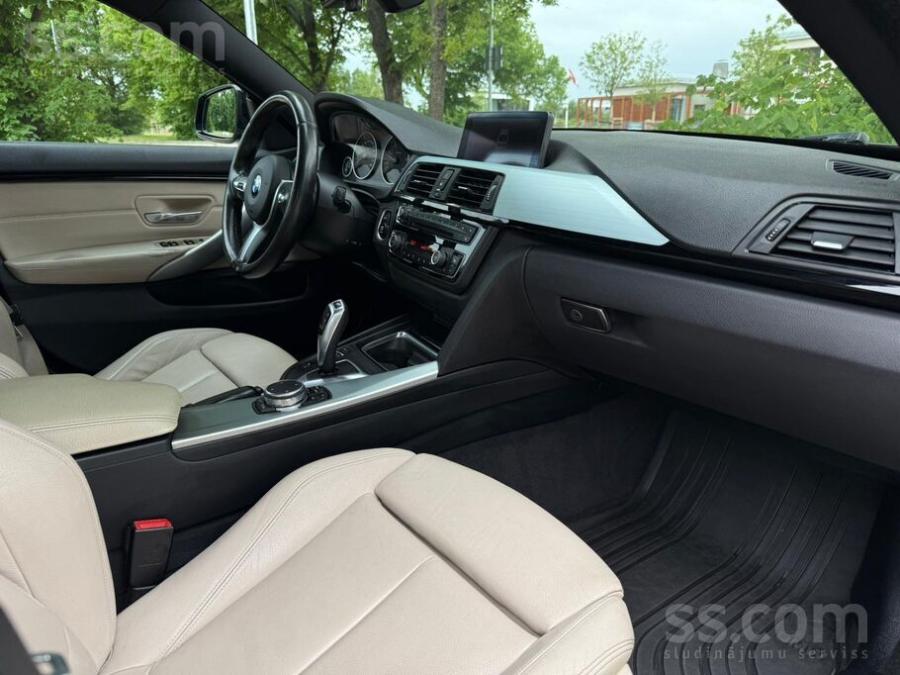 Melns BMW 430 2015 Rīga, ar dzinēja tilpumu 3.00 L un nobraukumu 300 tūkst. km par 13990 €, foto 14 vietnē AUTOMOTO.COM.LV