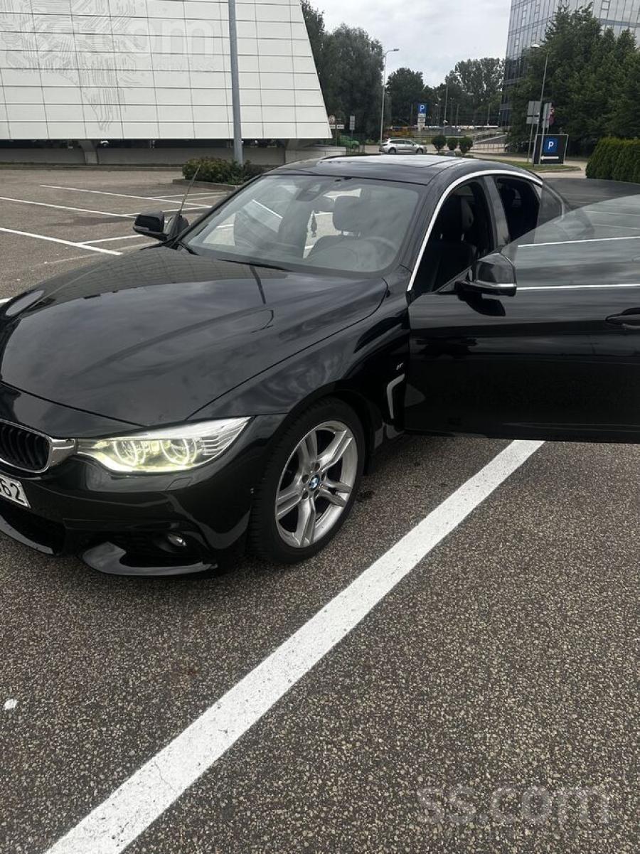 Black BMW 430 2016 in Riga, with an engine capacity of 3.00 L and mileage of 292 thousand km for 18000 €, photo 3 on AUTOMOTO.COM.LV