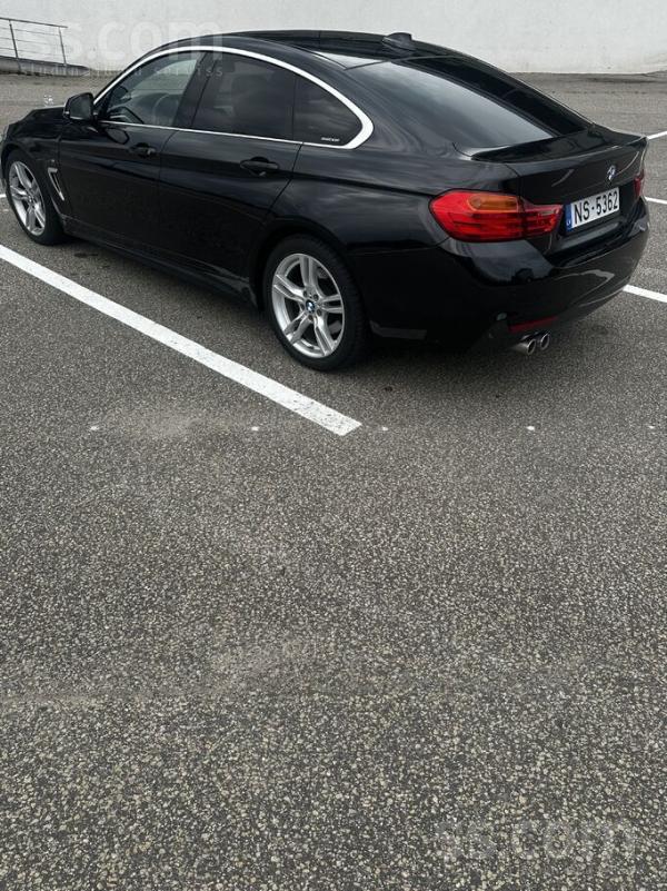 Black BMW 430 2016 in Riga, with an engine capacity of 3.00 L and mileage of 292 thousand km for 18000 €, photo 4 on AUTOMOTO.COM.LV