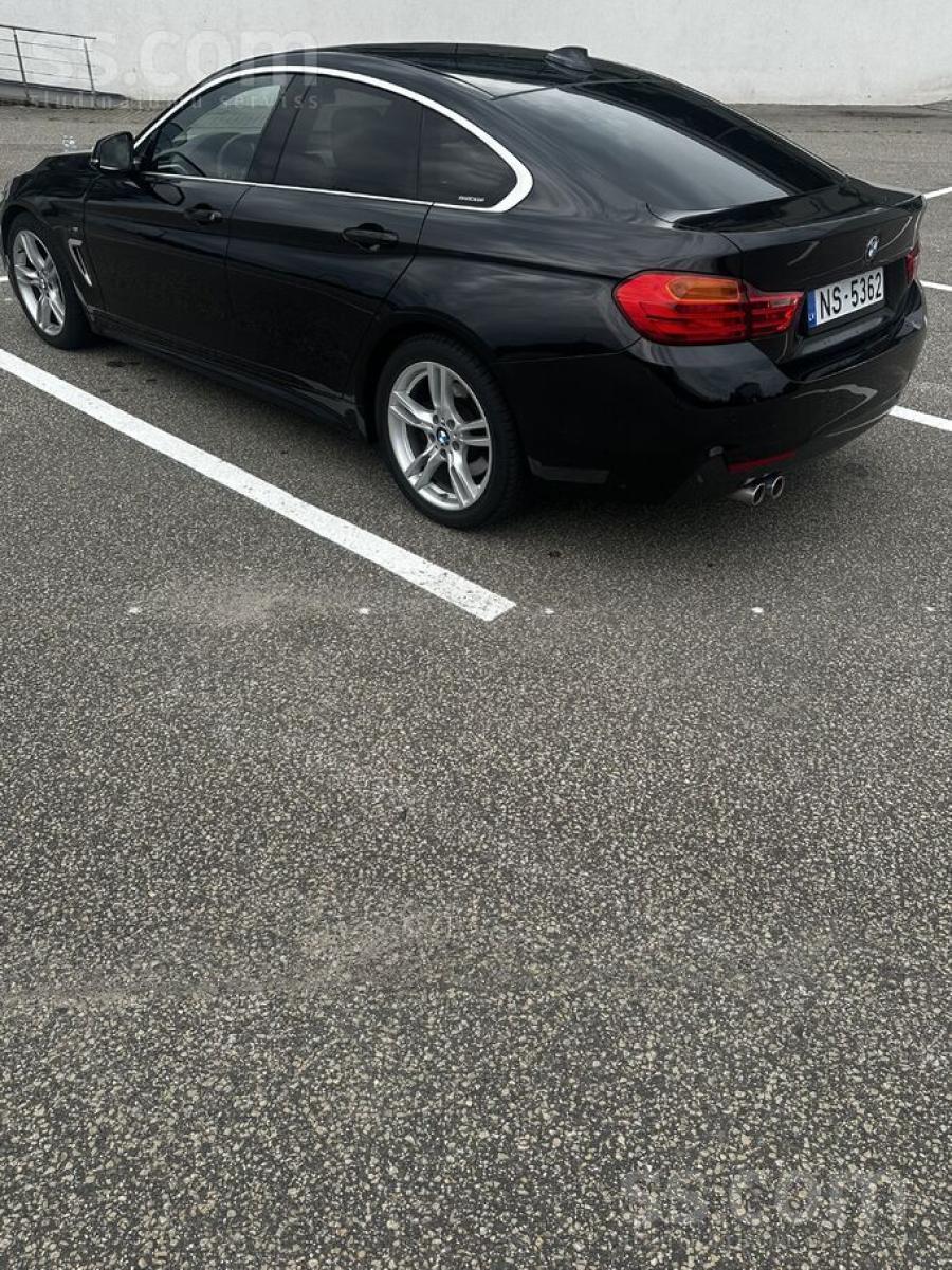 Black BMW 430 2016 in Riga, with an engine capacity of 3.00 L and mileage of 292 thousand km for 18000 €, photo 5 on AUTOMOTO.COM.LV