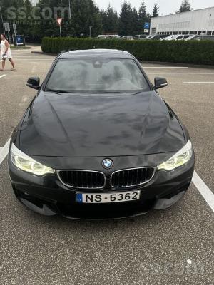 Black BMW 430 2016 in Riga, with an engine capacity of 3.00 L and mileage of 292 thousand km for 18000 €, photo 10 on AUTOMOTO.COM.LV