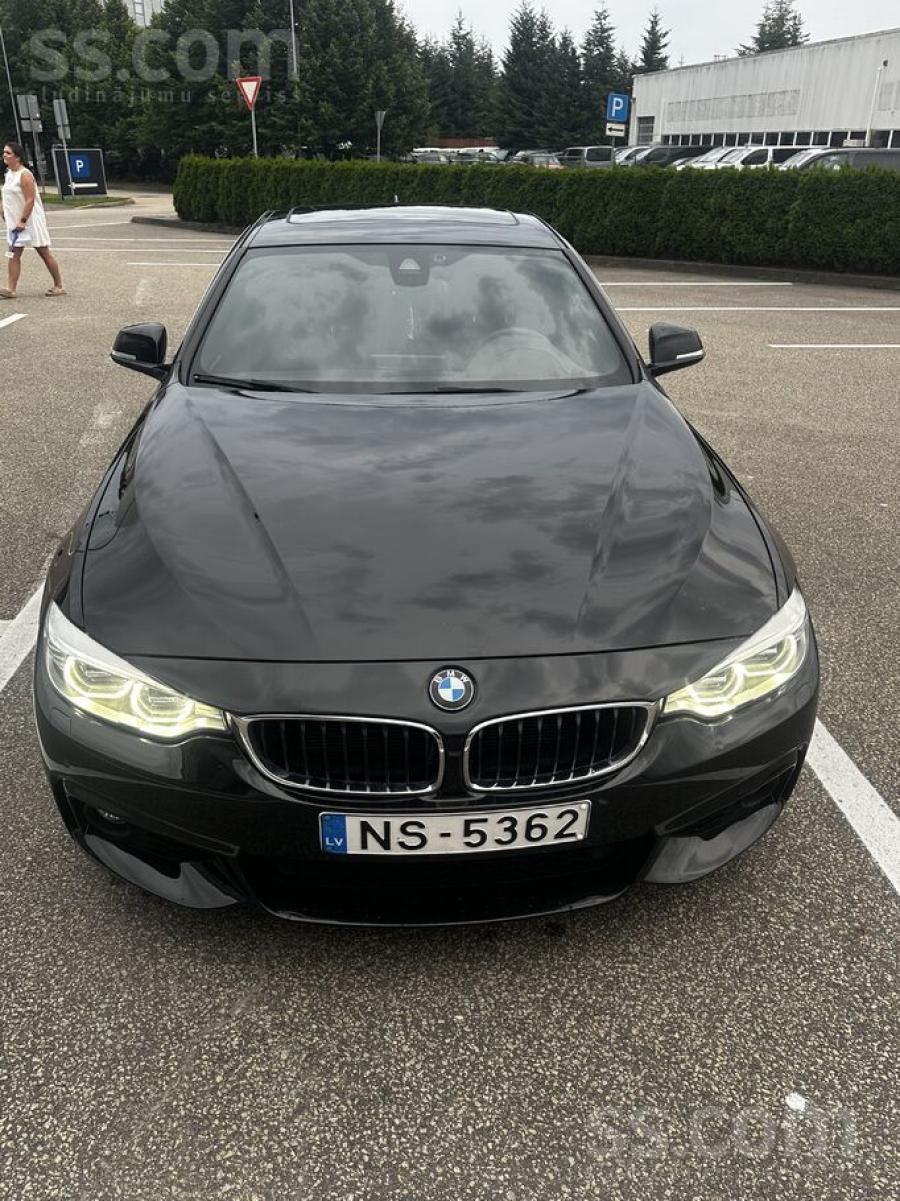 Black BMW 430 2016 in Riga, with an engine capacity of 3.00 L and mileage of 292 thousand km for 18000 €, photo 10 on AUTOMOTO.COM.LV