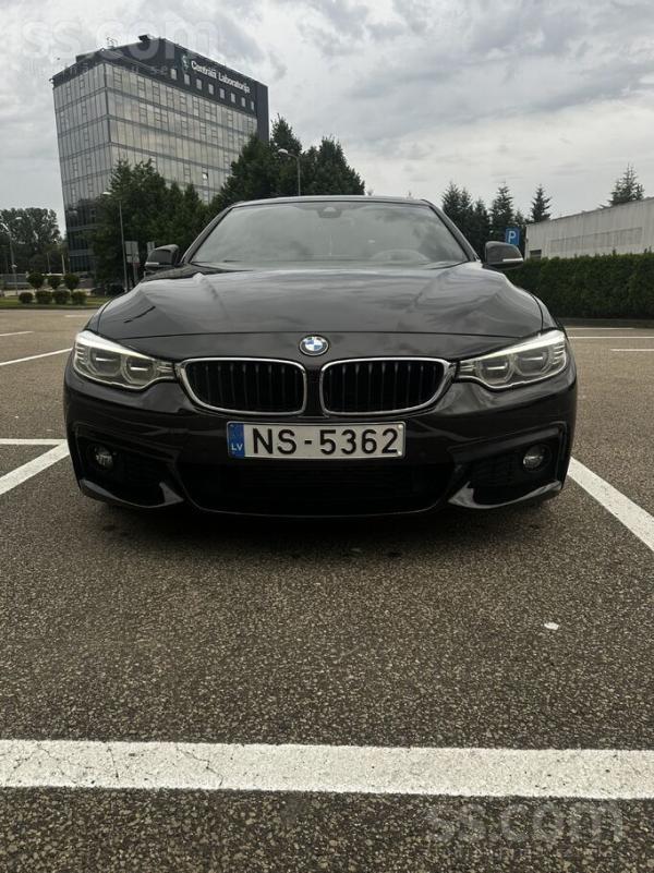 Black BMW 430 2016 in Riga, with an engine capacity of 3.00 L and mileage of 292 thousand km for 18000 €, photo 10 on AUTOMOTO.COM.LV