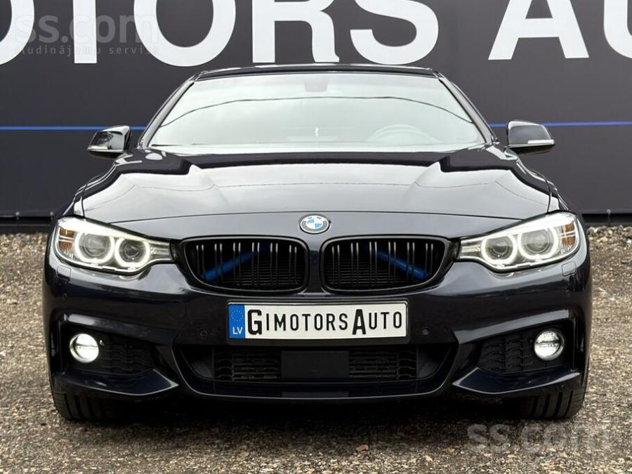 Black BMW 430 2016 in Riga, with an engine capacity of 3.00 L and mileage of 181 thousand km for 17500 €, photo 3 on AUTOMOTO.COM.LV