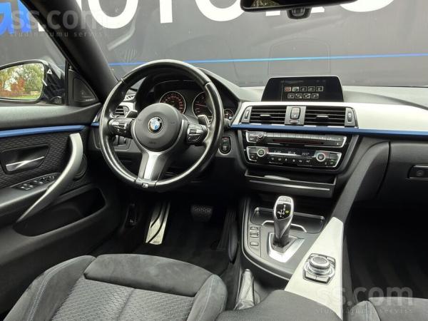 Black BMW 430 2016 in Riga, with an engine capacity of 3.00 L and mileage of 181 thousand km for 17500 €, photo 11 on AUTOMOTO.COM.LV