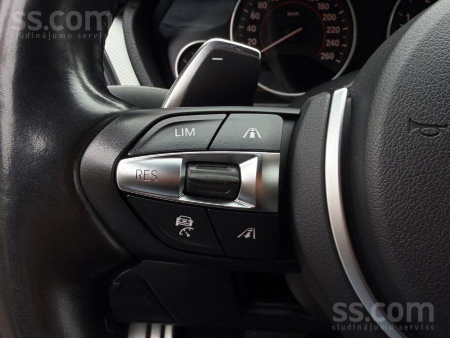 Black BMW 430 2016 in Riga, with an engine capacity of 3.00 L and mileage of 181 thousand km for 17500 €, photo 14 on AUTOMOTO.COM.LV