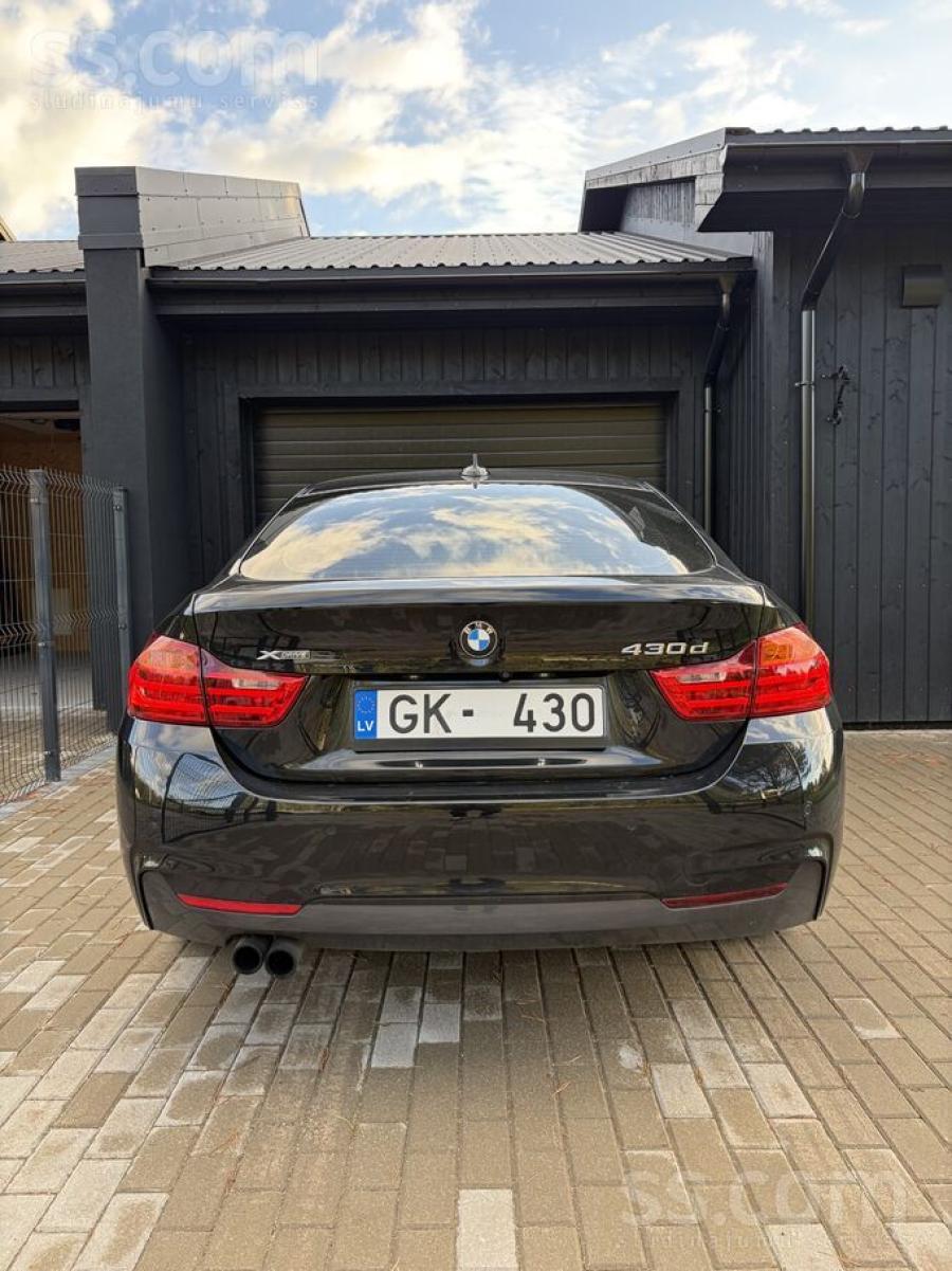 Melns BMW 430 2014 Rīga, ar dzinēja tilpumu 3.00 L un nobraukumu 310 tūkst. km par 16799 €, foto 5 vietnē AUTOMOTO.COM.LV