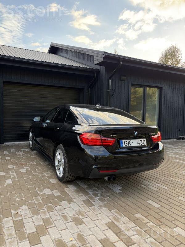 Black BMW 430 2014 in Riga, with an engine capacity of 3.00 L and mileage of 310 thousand km for 16799 €, photo 6 on AUTOMOTO.COM.LV