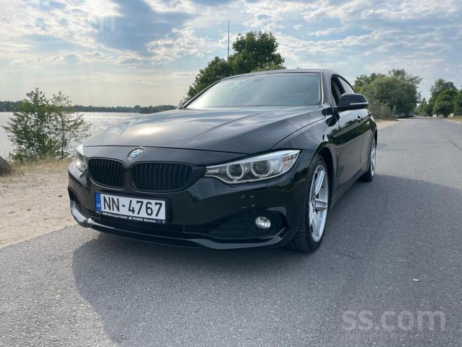 Black BMW 430 2015 in Riga, with an engine capacity of 3.00 L and mileage of 265 thousand km for 14000 €, photo 1 on AUTOMOTO.COM.LV