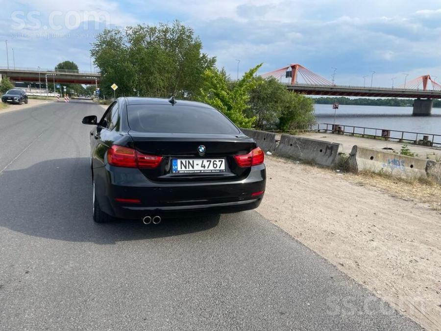 Black BMW 430 2015 in Riga, with an engine capacity of 3.00 L and mileage of 265 thousand km for 14000 €, photo 5 on AUTOMOTO.COM.LV