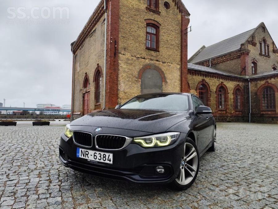 Black BMW 430 2017 in Ventspils, with an engine capacity of 3.00 L and mileage of 171 thousand km for 22500 €, photo 1 on AUTOMOTO.COM.LV
