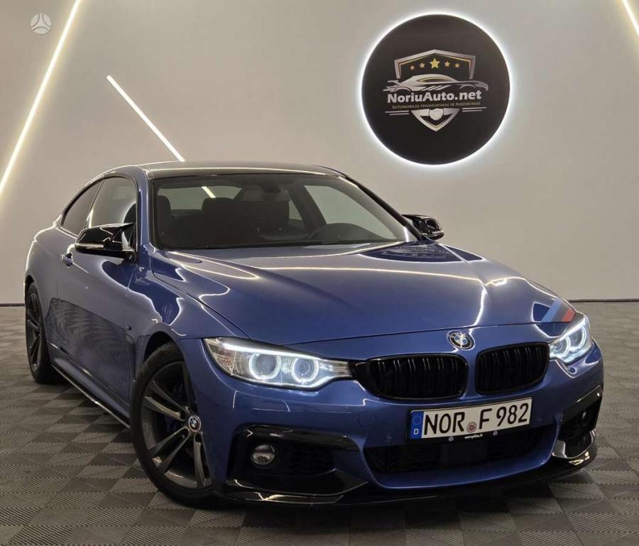 Blue BMW 430 2014 in Marijampole, with an engine capacity of 2.99 L and mileage of 267 thousand km for 12850 €, photo 1 on AUTOMOTO.COM.LV