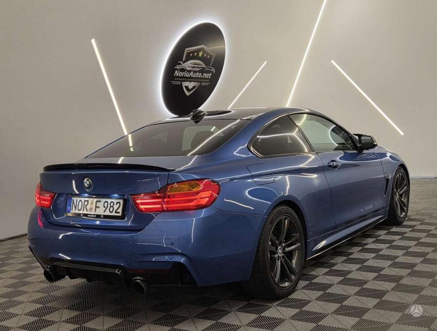 Blue BMW 430 2014 in Marijampole, with an engine capacity of 2.99 L and mileage of 267 thousand km for 12850 €, photo 27 on AUTOMOTO.COM.LV