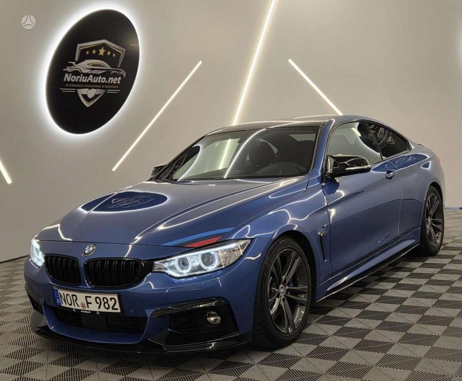 Blue BMW 430 2014 in Marijampole, with an engine capacity of 2.99 L and mileage of 267 thousand km for 12850 €, photo 29 on AUTOMOTO.COM.LV