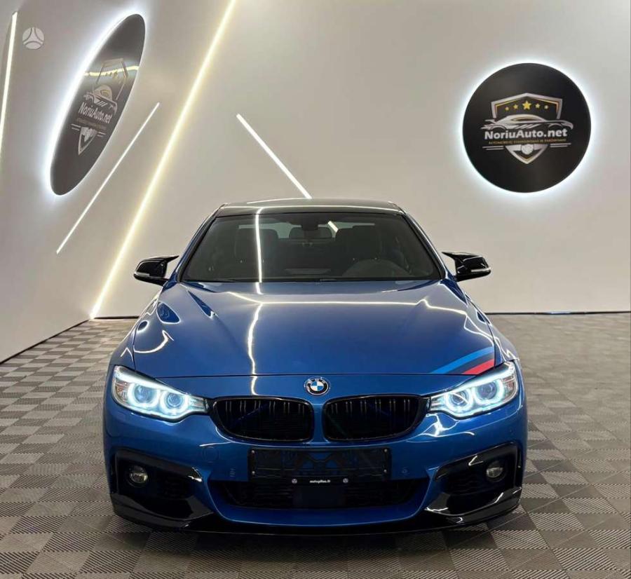 Blue BMW 430 2014 in Marijampole, with an engine capacity of 2.99 L and mileage of 267 thousand km for 12750 €, photo 17 on AUTOMOTO.COM.LV