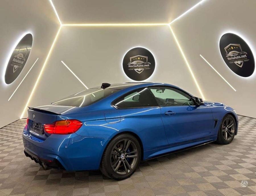 Blue BMW 430 2014 in Marijampole, with an engine capacity of 2.99 L and mileage of 267 thousand km for 12750 €, photo 19 on AUTOMOTO.COM.LV