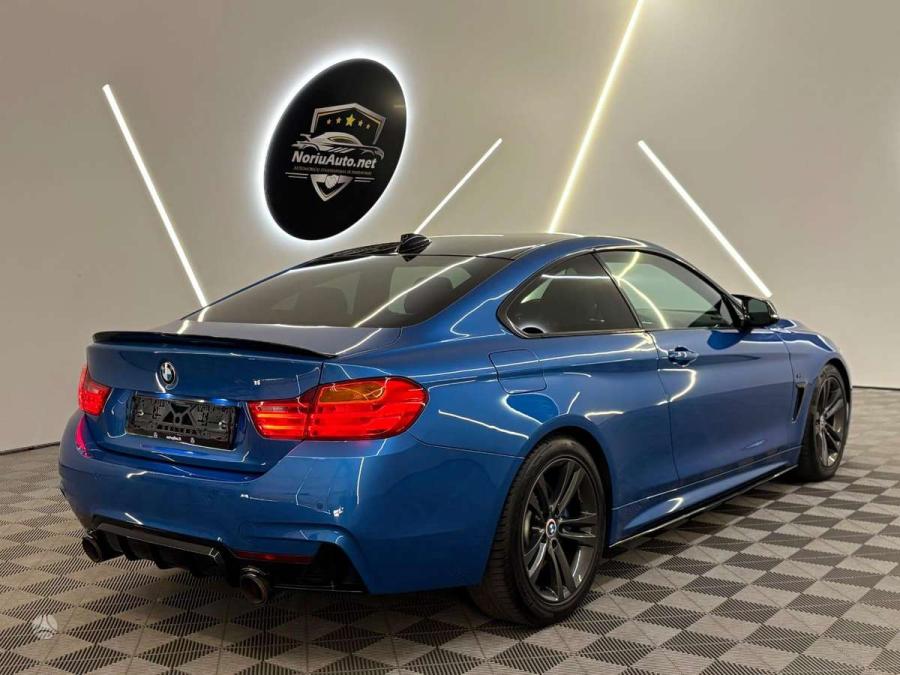 Blue BMW 430 2014 in Marijampole, with an engine capacity of 2.99 L and mileage of 267 thousand km for 12750 €, photo 22 on AUTOMOTO.COM.LV
