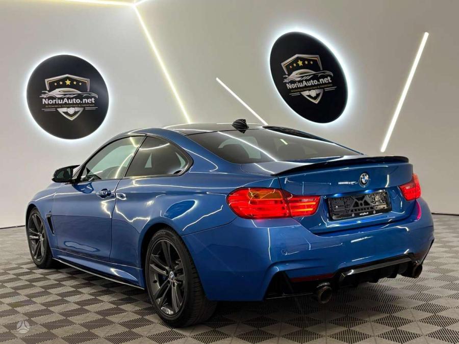 Blue BMW 430 2014 in Marijampole, with an engine capacity of 2.99 L and mileage of 267 thousand km for 12750 €, photo 24 on AUTOMOTO.COM.LV