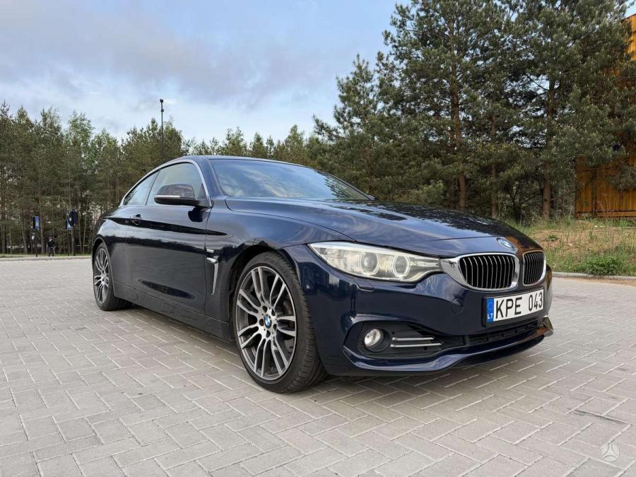 Blue BMW 430 2014 in Vilnius, with an engine capacity of 2.99 L and mileage of 306 thousand km for 11450 €, photo 1 on AUTOMOTO.COM.LV