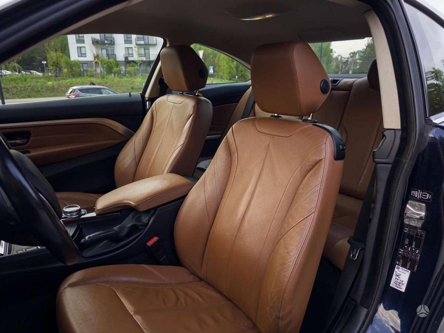 Blue BMW 430 2014 in Vilnius, with an engine capacity of 2.99 L and mileage of 306 thousand km for 11450 €, photo 13 on AUTOMOTO.COM.LV