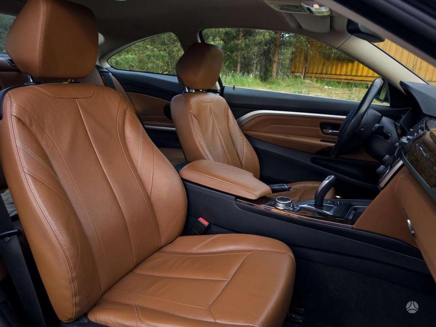 Blue BMW 430 2014 in Vilnius, with an engine capacity of 2.99 L and mileage of 306 thousand km for 11450 €, photo 15 on AUTOMOTO.COM.LV