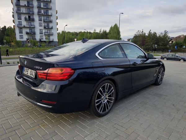 Blue BMW 430 2014 in Vilnius, with an engine capacity of 2.99 L and mileage of 306 thousand km for 11450 €, photo 8 on AUTOMOTO.COM.LV