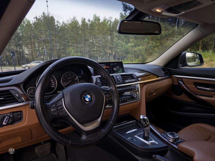 Blue BMW 430 2014 in Vilnius, with an engine capacity of 2.99 L and mileage of 306 thousand km for 11450 €, photo 12 on AUTOMOTO.COM.LV