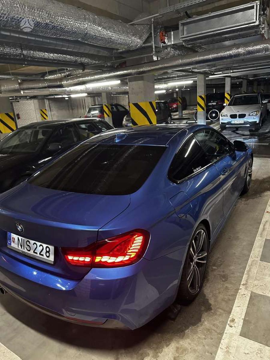 Blue BMW 430 2015 in Kaunas, with an engine capacity of 2.99 L and mileage of 154 thousand km for 19000 €, photo 3 on AUTOMOTO.COM.LV
