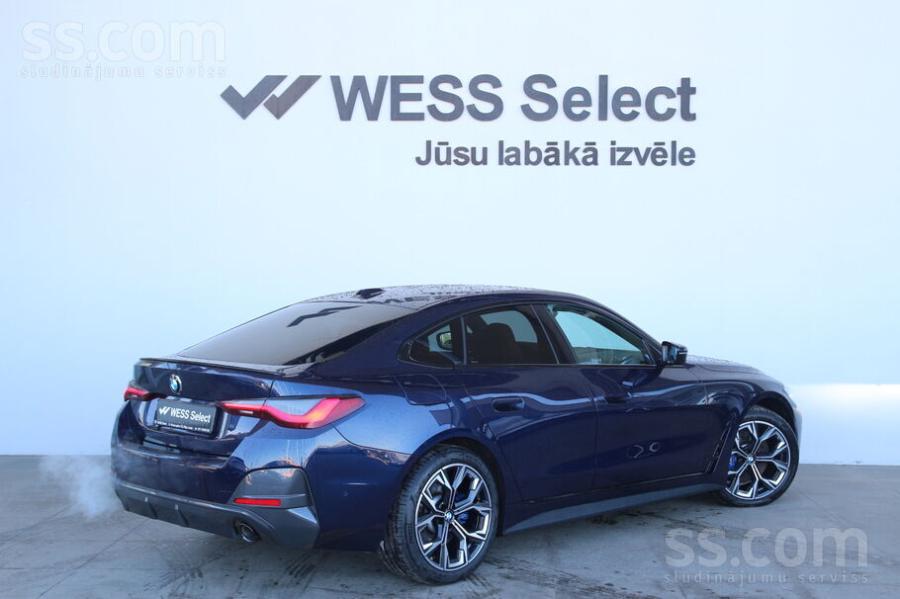 Blue BMW 430 2022 in Riga, with an engine capacity of 2.00 L and mileage of 54 thousand km for 39990 €, photo 4 on AUTOMOTO.COM.LV