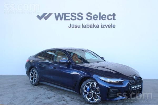 Blue BMW 430 2022 in Riga, with an engine capacity of 2.00 L and mileage of 54 thousand km for 39490 €, photo 2 on AUTOMOTO.COM.LV