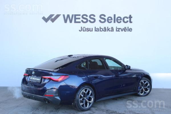 Blue BMW 430 2022 in Riga, with an engine capacity of 2.00 L and mileage of 54 thousand km for 39490 €, photo 3 on AUTOMOTO.COM.LV