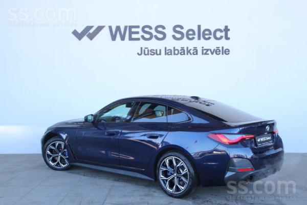 Blue BMW 430 2022 in Riga, with an engine capacity of 2.00 L and mileage of 54 thousand km for 39490 €, photo 4 on AUTOMOTO.COM.LV