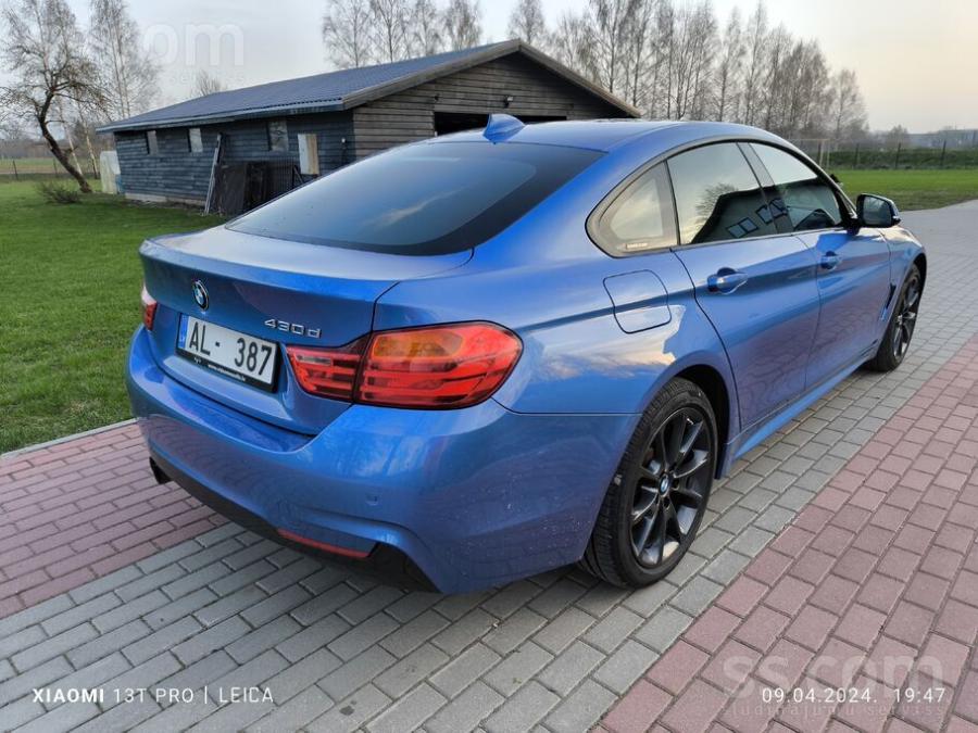 Zils BMW 430 2016 Cēsis, ar dzinēja tilpumu 3.00 L un nobraukumu 0 tūkst. km par 15350 €, foto 4 vietnē AUTOMOTO.COM.LV