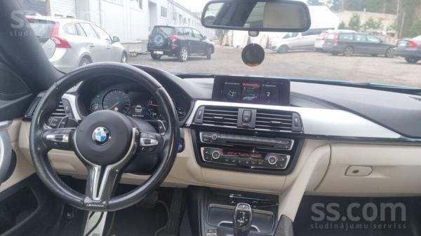 Blue BMW 430 2017 in Riga, with an engine capacity of 3.00 L and mileage of 124 thousand km for 18900 €, photo 4 on AUTOMOTO.COM.LV