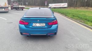 Blue BMW 430 2017 in Riga, with an engine capacity of 3.00 L and mileage of 124 thousand km for 18900 €, photo 8 on AUTOMOTO.COM.LV